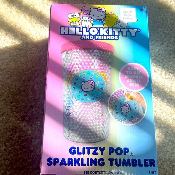 Hello Kitty | Toys | Hello Kitty Glitzy Pop Sparkling Tumbler | Poshmark